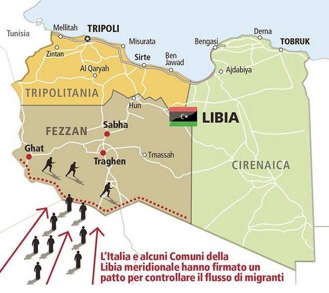 Italy “signs Libyan deal blocking refugees along desert border ...